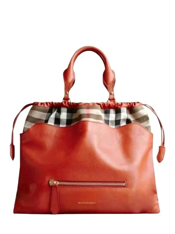 Burberry Logo Handbag - Multicolor