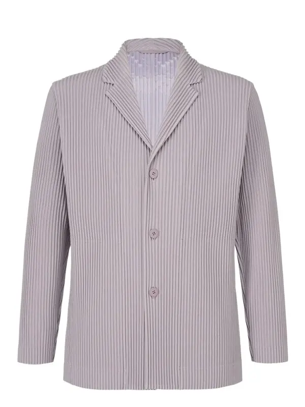 Issey Miyake Pleated Suit Jacket - Cloud Gray