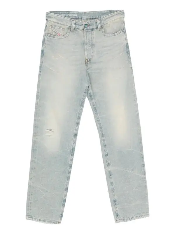 DIESEL® Regular Fit Five-pocket Jeans - Gray