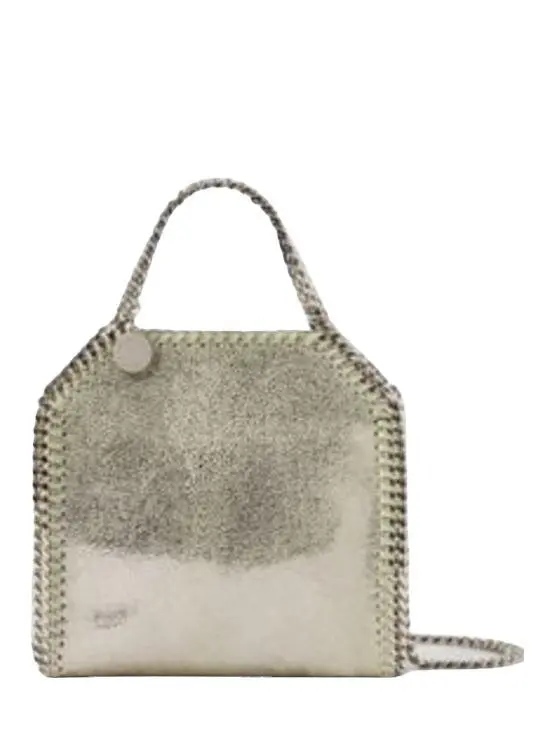 Stella McCartney Falabella Metallic Chain-linked Tote Bag - Nude