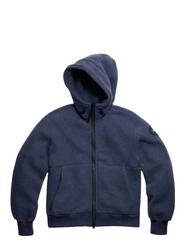 Canada Goose Chilliewack Logo Patch Hooded Jacket - Oxford Navy Blue