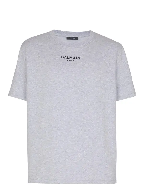 Balmain Embroidered Paris T-shirt - Grey