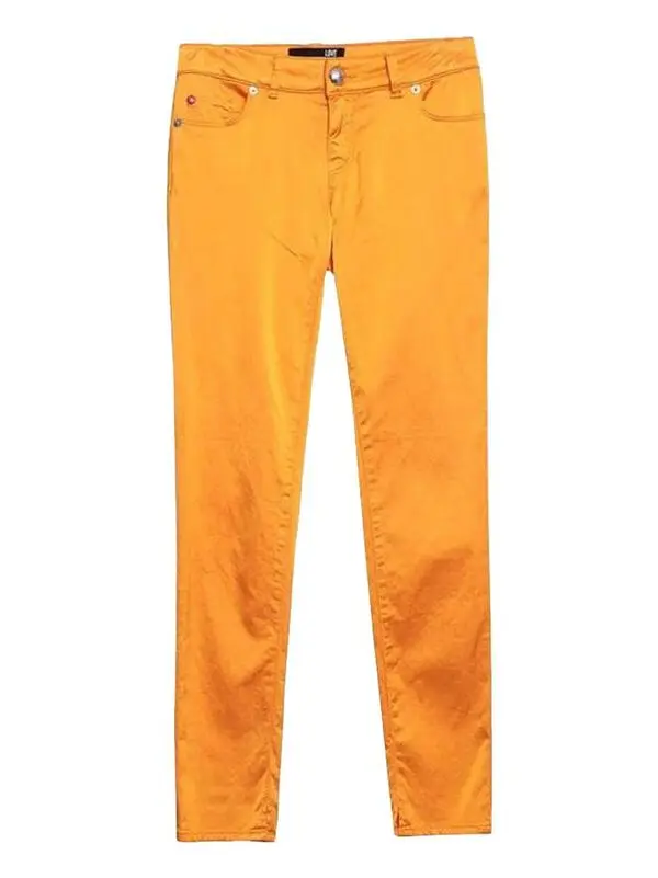 Moschino Slim Fit Casual Pants - Orange