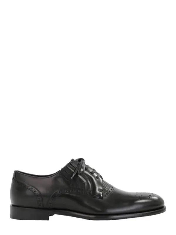 Dolce & Gabbana Lace Up Oxford Shoes - Black