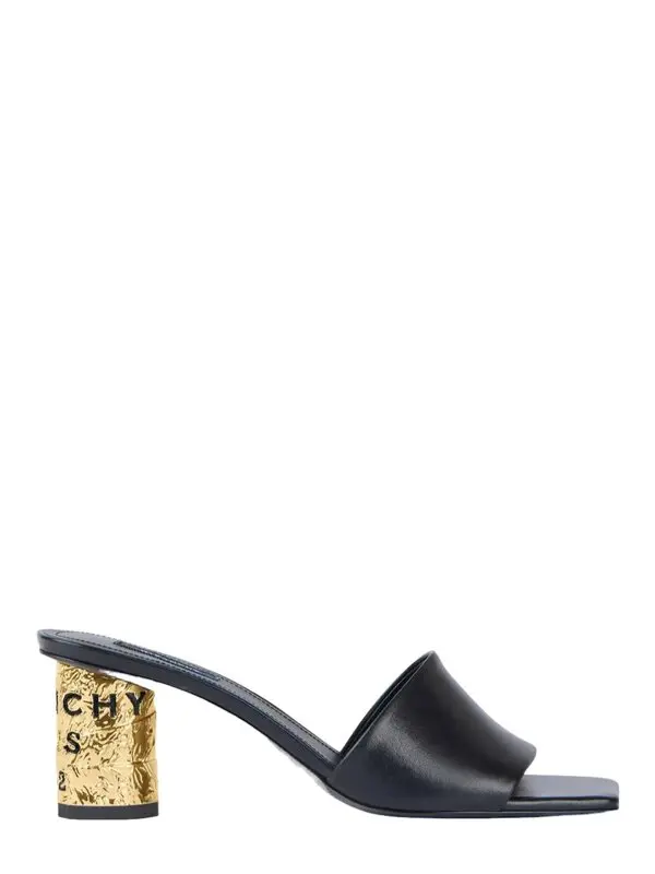 Givenchy Tape Heeled Mules - Black