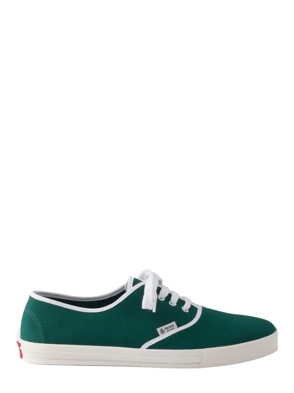 Prada Drill Lace-up Sneakers - Oleander