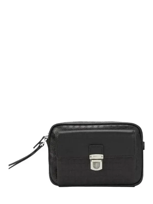 FERRAGAMO Logo Hand-held Bag - Black