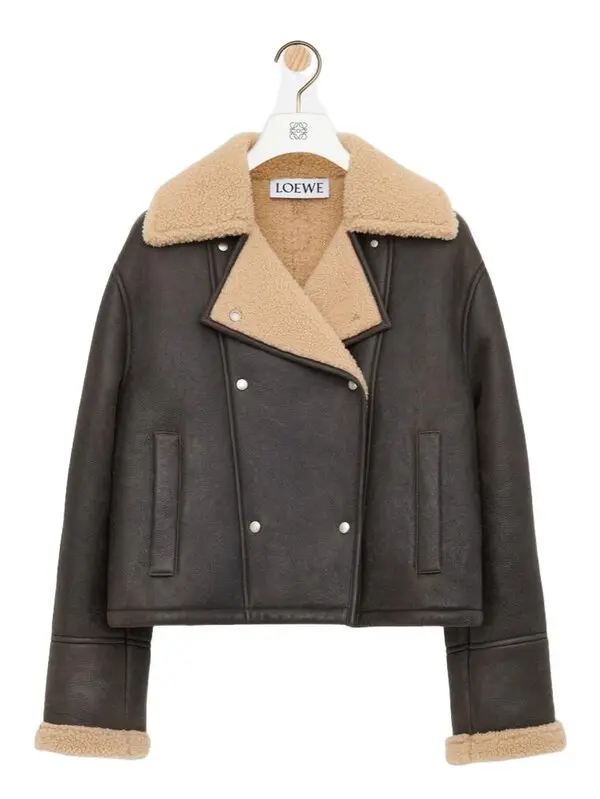 Loewe Shearling Jacket - Black