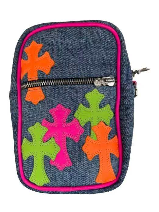 Chrome Hearts Zipper Shoulder Bag - Multicolor