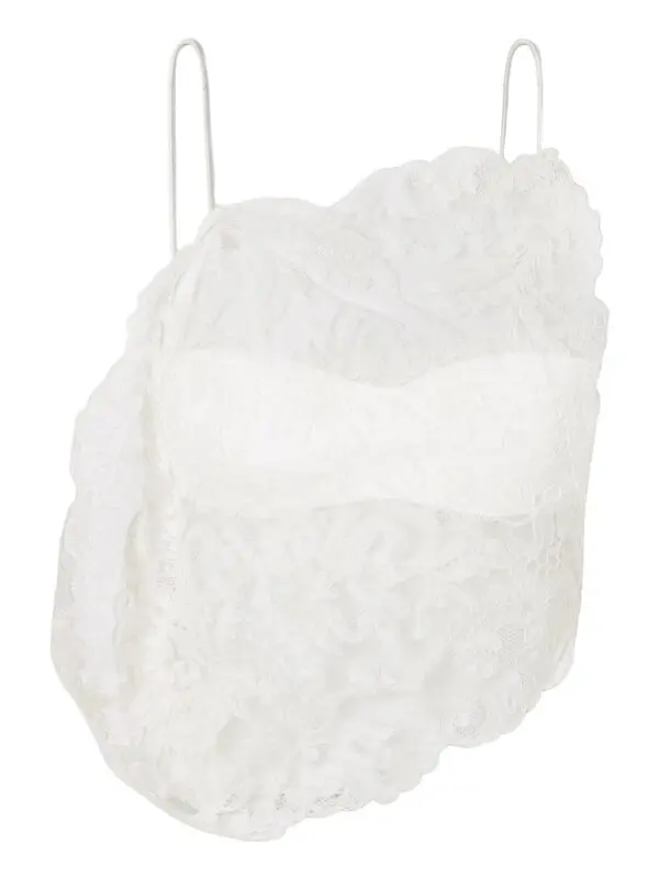 Christopher Esber Lace Camisole Top - White