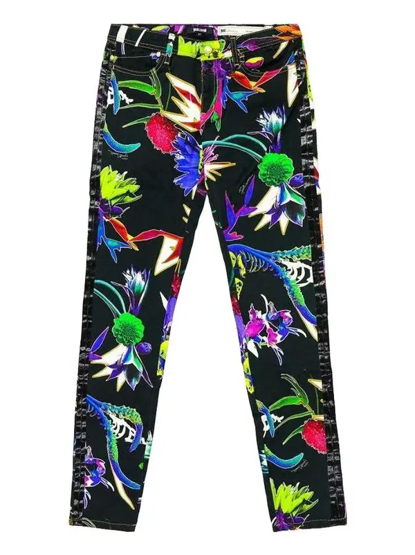 Just Cavalli Printed Jeans - Black