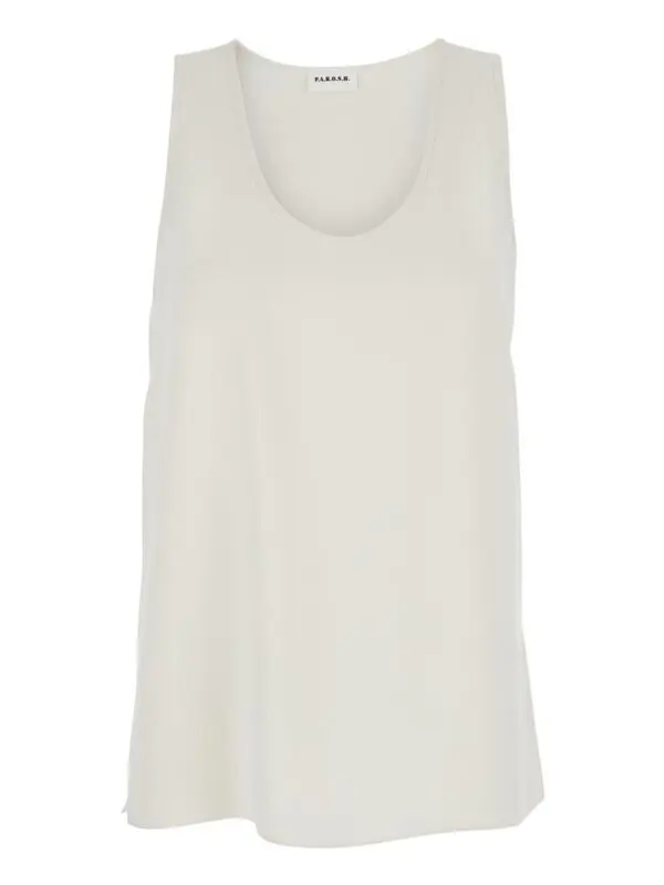 P.a.r.o.s.h Sleeveless Top - White