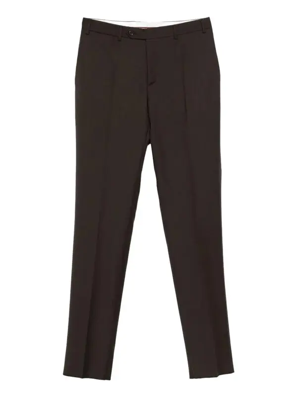 Canali Wool Trousers - Black