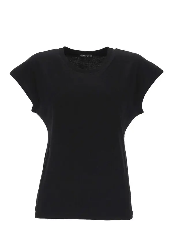 TOM FORD Cap Sleeve T-shirt - Black
