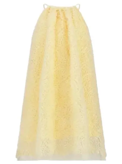 Dior Flared Dress - Yellow