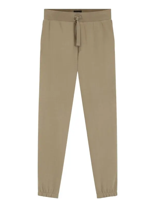 Hugo Boss Logo Embroidered Trousers - Nude
