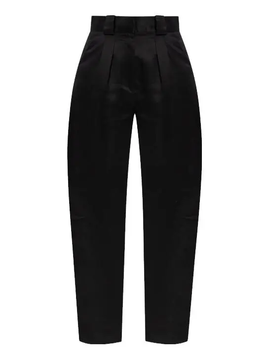 IRO PARIS Pleated Detail Trousers - Black