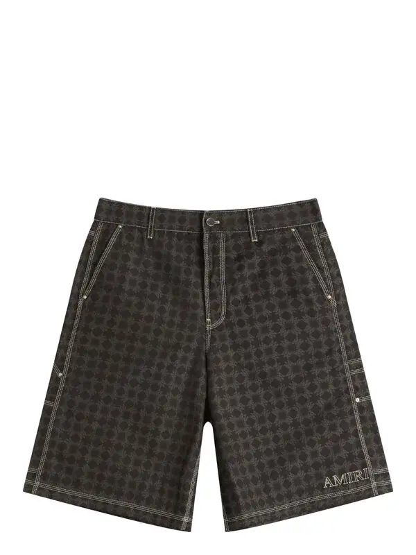 Amiri Ma Quad Monogram Work Shorts - Black