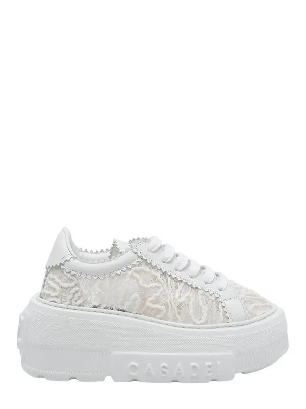 Casadei Liberty Nexus Platform Sneakers - Milk, White