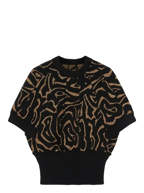 Emilio Pucci Jacquard Labirinto Top - Black