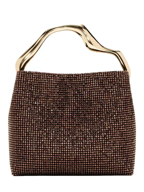 Cult Gaia Solene Embellished Mini Bag - Black