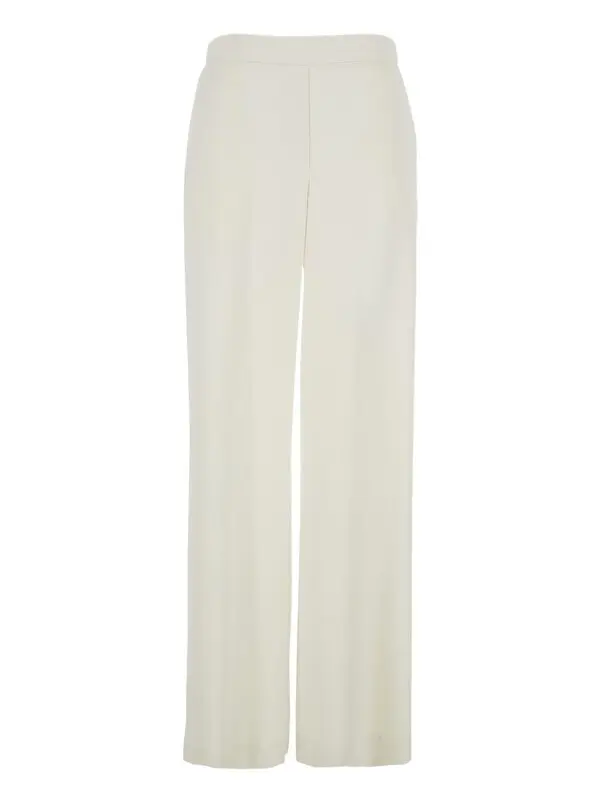 P.a.r.o.s.h Wide-leg Palazzo Pants - White