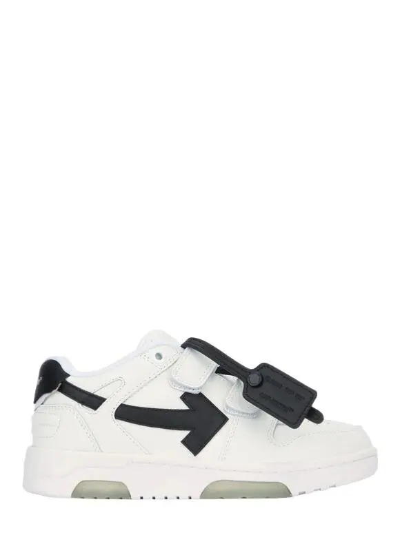Off-White Lace-up Sneakers With Signature Arrows Motif - White