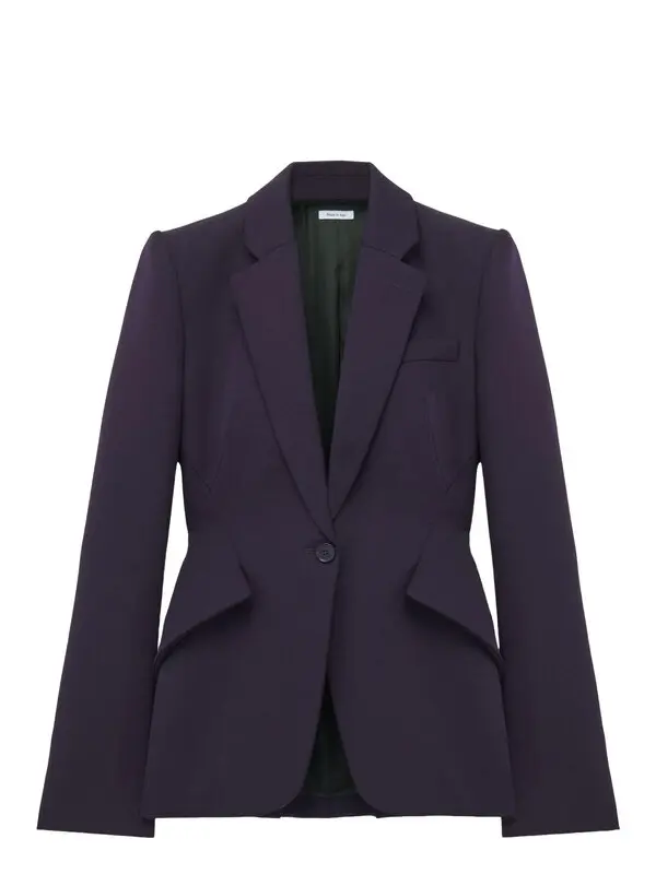 Alexander McQueen Single-breasted Blazer - Violet