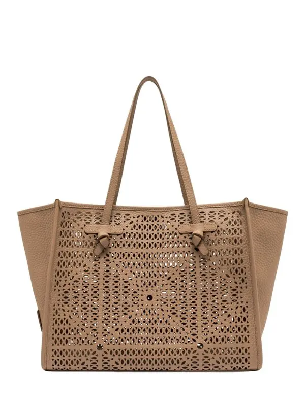 GIANNI CHIARINI Marcella Knot Tote Bag - Light Brown