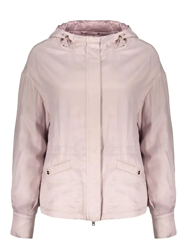 Herno Drawstring Hooded Jacket - Pink