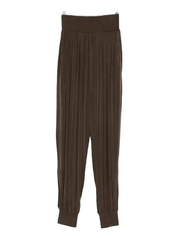 Balmain Loose Fit Pleated Trousers - Green
