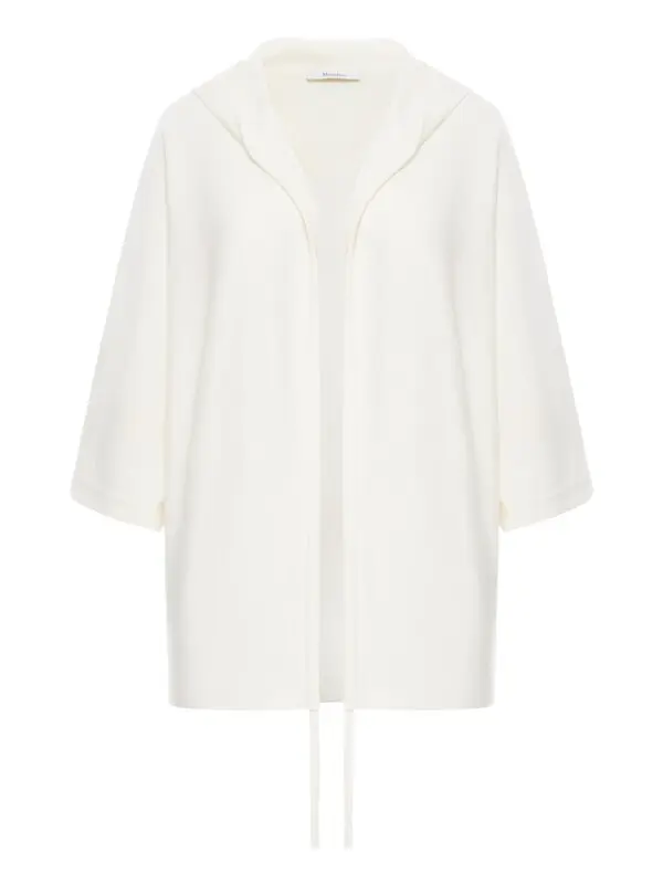 Max Mara Aster Open Front Cardigan - White