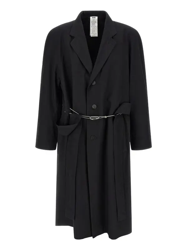 MAGLIANO Belted Trench Coat - Black
