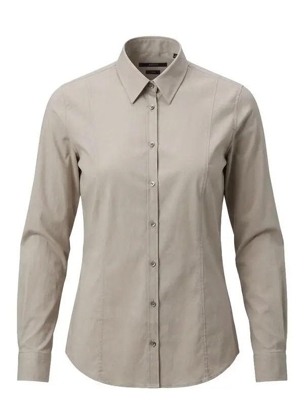 Gucci Classic Collar Button-up Shirt - Nude