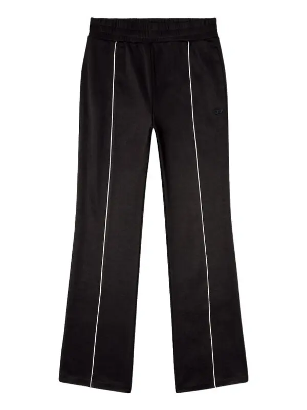 DIESEL® P-lockingin-od Track Pants With Stripe Detail - Black/white