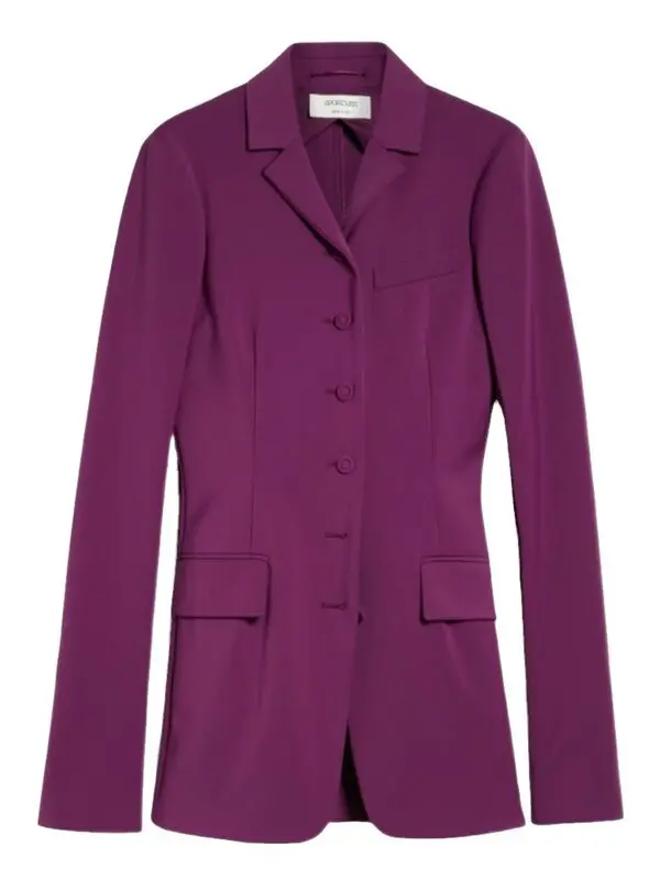Sportmax Single-breasted Jacket - Purple