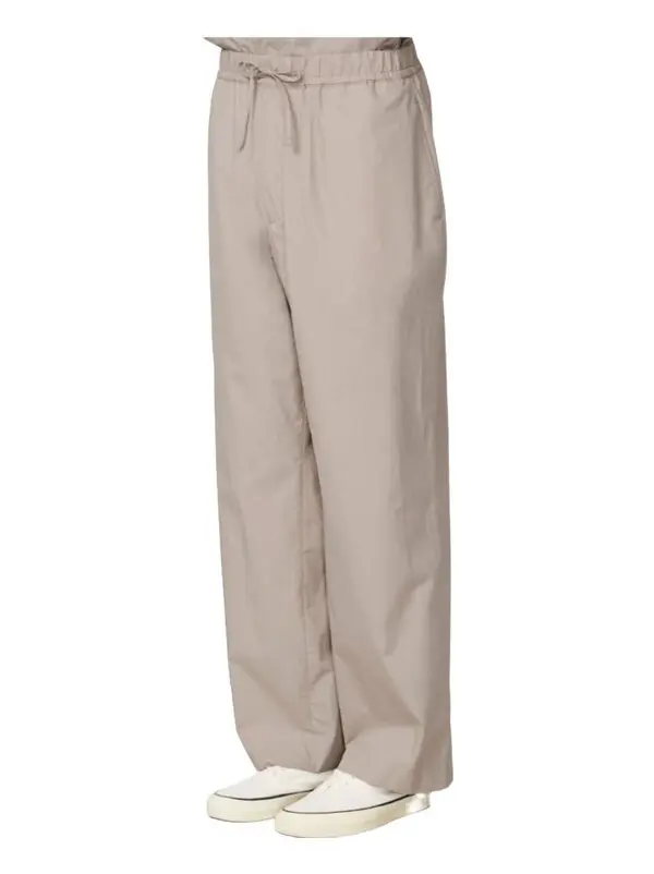 Officine Générale Nilson Tailored Trousers With Drawstring Waist - Pebble