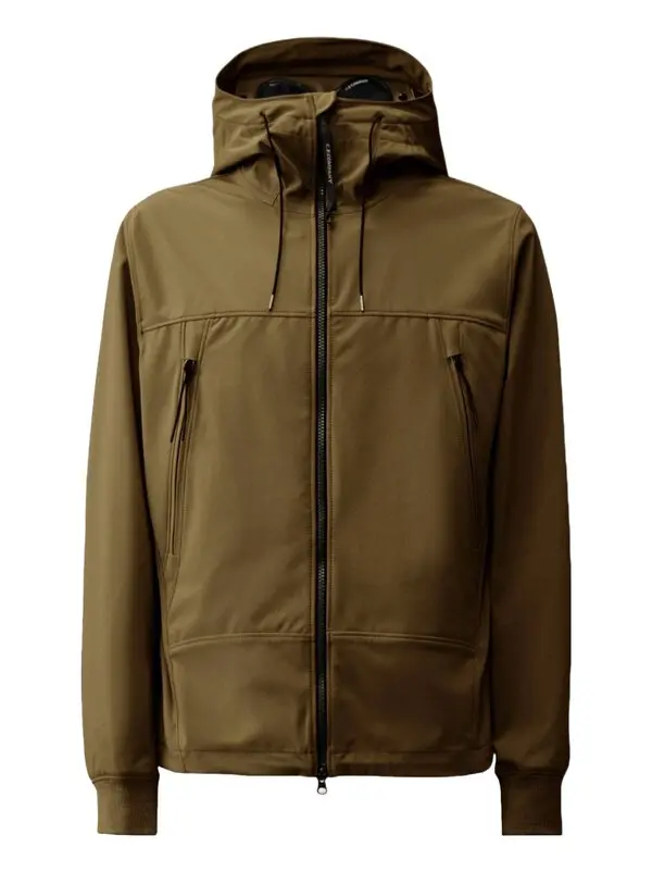 C.P. COMPANY Zip-up Hooded Jacket - Ivy Green