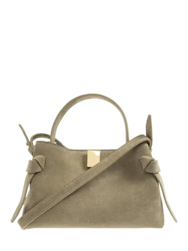 Yuzefi Mini Gyoza Suede Tote Bag - Green