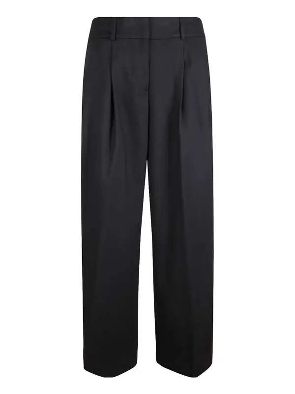 Peserico Pleated Front Trousers - Black