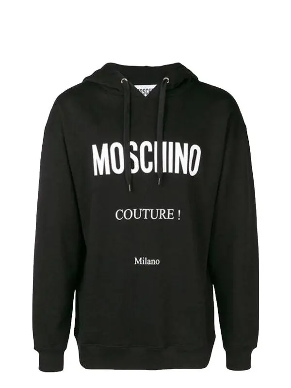 Moschino Hooded Sweater - Black