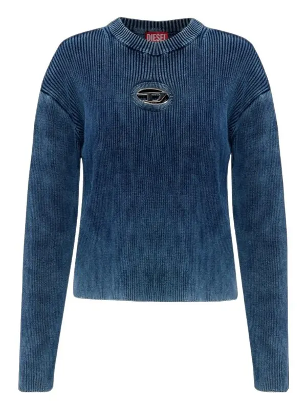 DIESEL® M-anchor Logo Sweater - Blue
