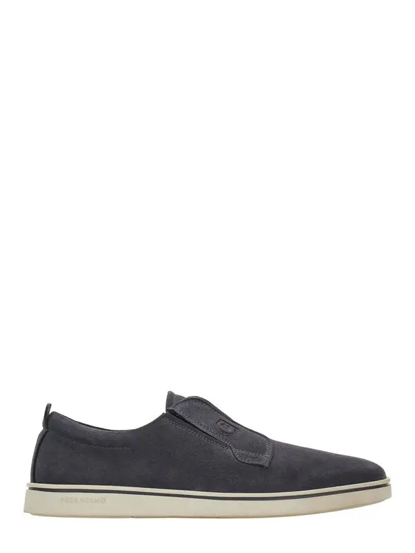 FERRAGAMO Gancini Detail Slip-on Sneakers - Rain Gray