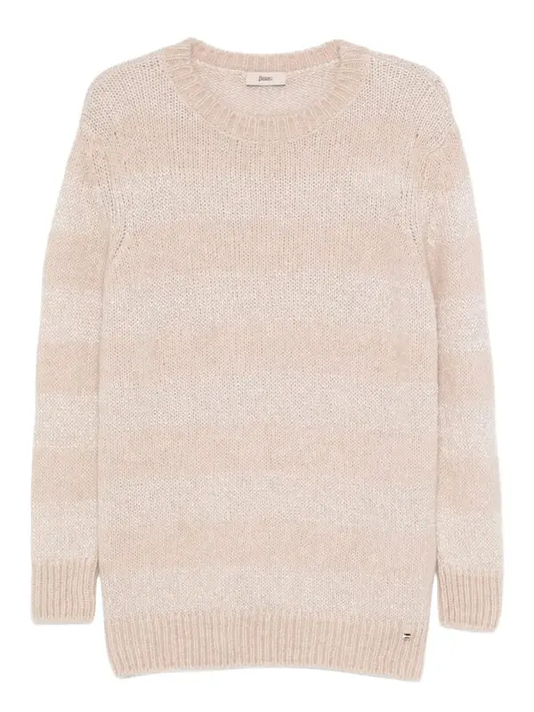 Herno Long Sleeve Crewneck Jumper - Nude