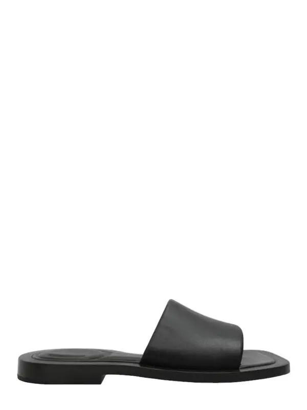 Balenciaga Logo Slides - Black