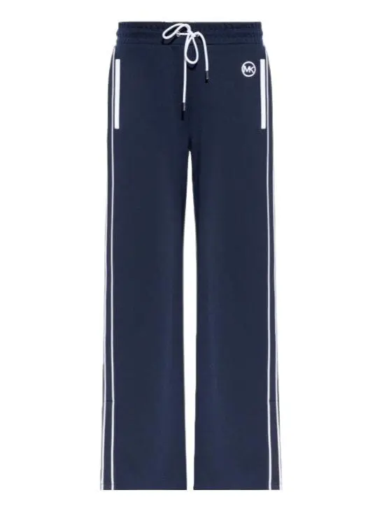 Michael Kors Color-block Pique Sweatpants - Midnight Blue