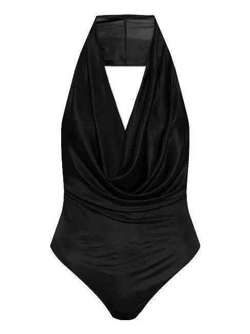 Dsquared2 V-neck Open Back Top - Black