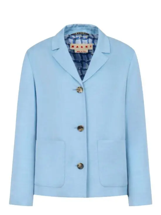 Marni Single-breasted Jacket - Blue