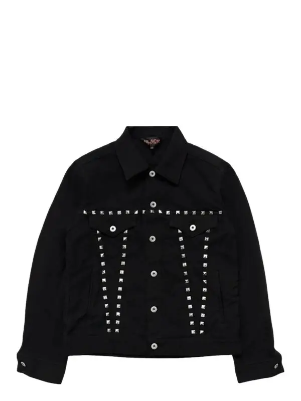 Comme Des Garçons Studded Denim Jacket - Black
