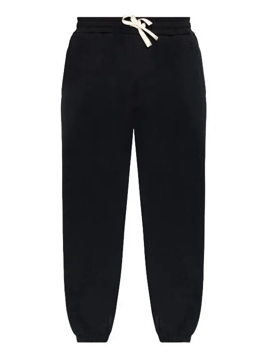 JIL SANDER Drawstring Cuffed Joggers - Black